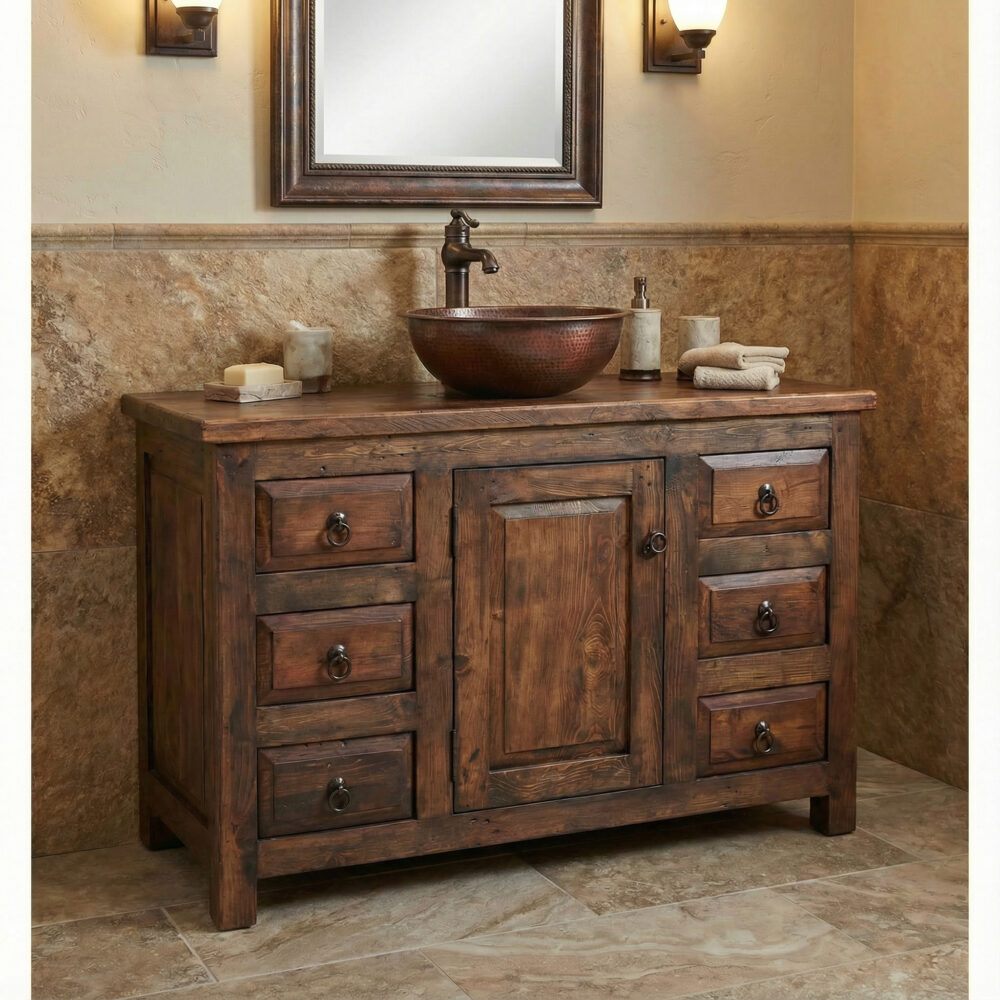 Rustic Bathroom Vanities | FoxDen Decor